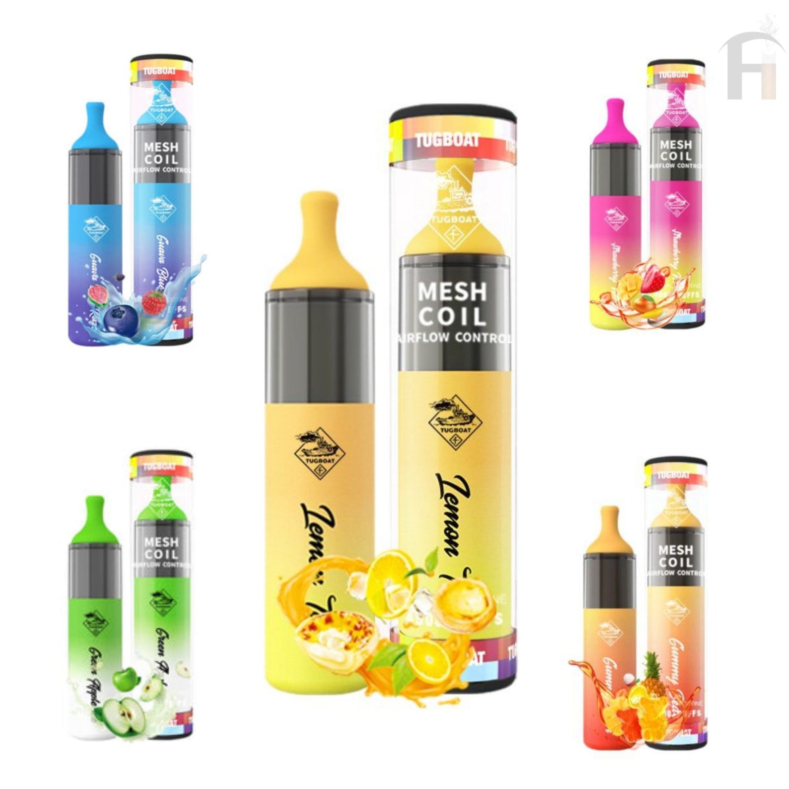 TUGBOAT Evo 4500 puffs (تقبوت ابو٤٥٠٠ بفص) -best price in Dubai